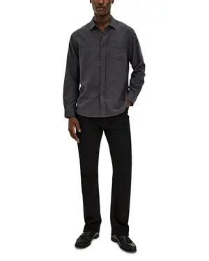 Rails Wyatt Woven Cotton Pocket Shirt - Midnight Etch