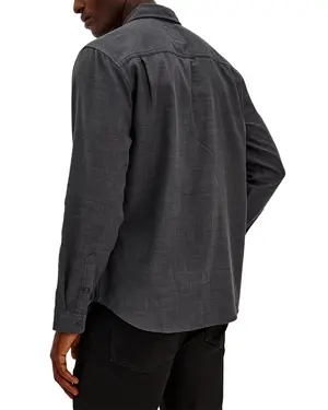 Rails Wyatt Woven Cotton Pocket Shirt - Midnight Etch
