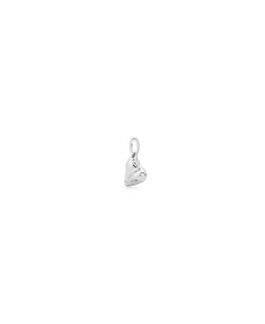 UNODE50 Sterling-plated Heart Charm