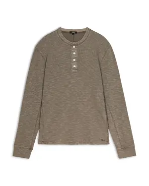 Rails Soto Relaxed Cotton Blend Henley Shirt