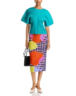 Issey Miyake Midi Skirt