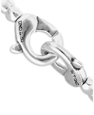 UNODE50 Sterling Plated Bracelet With Interlocking Carabiner Detail