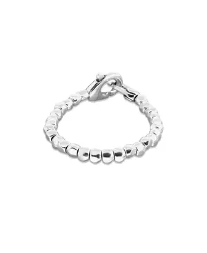 UNODE50 Sterling Plated Bracelet With Interlocking Carabiner Detail