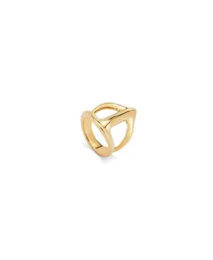 UNODE50 18k -plated Manta Ray Ring - Gold