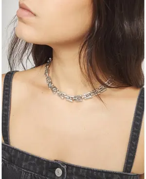 UNODE50 Sterling Plated Link Necklace