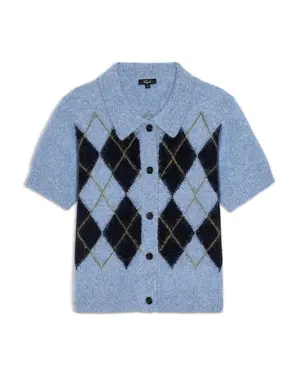Rails Kelly Button Front Short Sleeve Cardigan