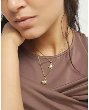 UNODE50 Double Heart Necklace
