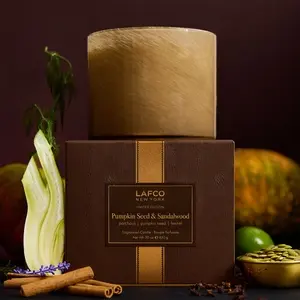 LAFCO NEW YORK Pumpkin Seed & Sandalwood 3-wick Candle 30 Oz