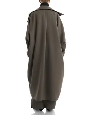 Issey Miyake Calligraph Wool Long Coat