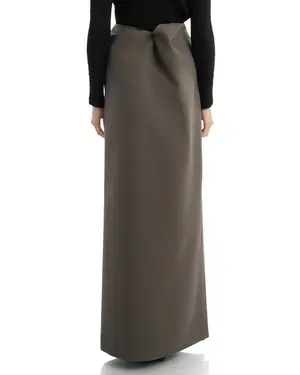 Issey Miyake Gathered Maxi Skirt