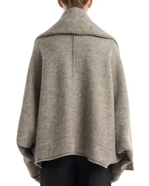 Issey Miyake Wool Blend Granite Coat