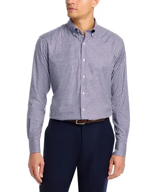 Peter Millar Liam Crown Soft Twill Classic Fit Sport Shirt - Grapeseed