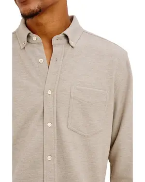 Rails Vincent Relaxed Fit Long Sleeve Knit Shirt