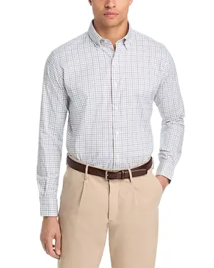 Peter Millar Bruce Crown Lite Stretch Classic Fit Sport Shirt - Navy