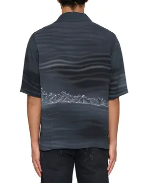 Amiri Airbrush Palms Camp Shirt