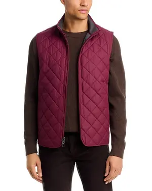 Peter Millar Essex Quilted Vest - Bordeaux