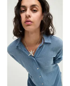UNODE50 Tone Star Pendant Necklace