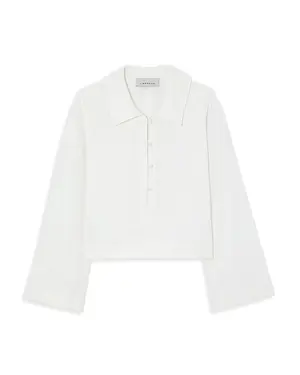 LIBEROWE Francis Linen Polo Top