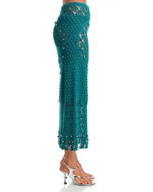 Rabanne Beaded Crochet Skirt