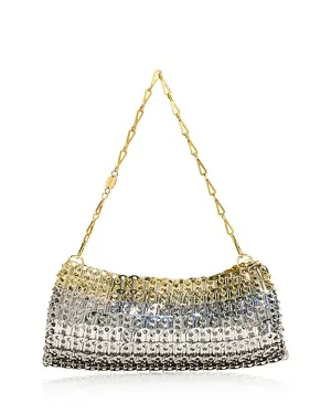 Rabanne 1969 Skyline Clutch - Silver/light Gold
