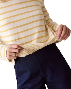 Marine Layer Juno Double Knit Long Sleeve Tee