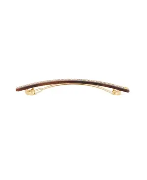 Alexandre De Paris Tuileries Thin Barrette With Swarovski Strass