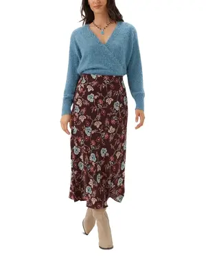 Karen Kane Bias Cut Midi Skirt