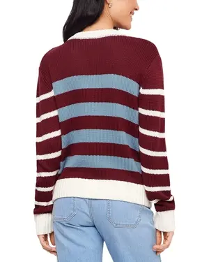 Karen Kane Striped Crewneck Sweater