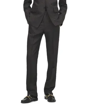 Alexander McQueen Skull Jacquard Tailored Trousers