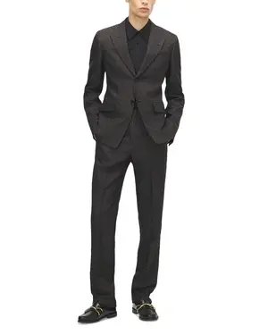 Alexander McQueen Skull Jacquard Tailored Trousers
