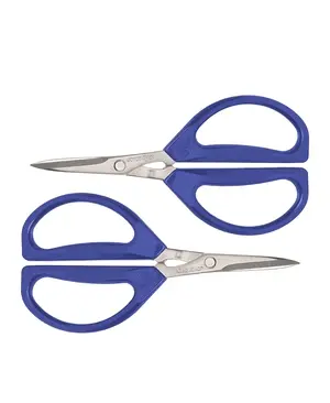 JOYCE CHEN Original Unlimited Kitchen Scissors 2-pack, 3.25 L X 0.4 W X 6.3 H - Blue