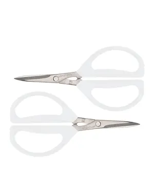 JOYCE CHEN Original Unlimited Kitchen Scissors 2-pack, 3.25 L X 0.4 W X 6.3 H - White