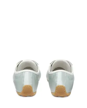 Alexander McQueen Satin Sneakers - Dark Green