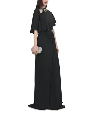 Alexander McQueen Bugle Bead & Crystal Cape