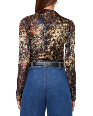 Fifteen Twenty Khami Velvet Burnout Top