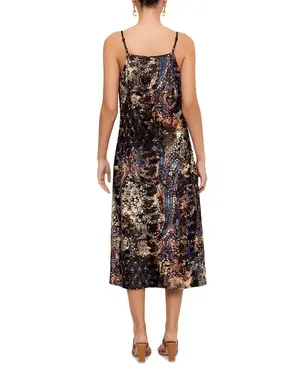 Fifteen Twenty Krissa Drape Front Midi Dress