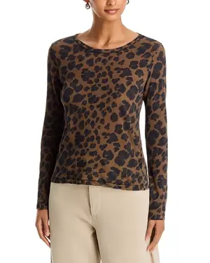 Velvet By Graham & Spencer Galenna Cotton Long Sleeve Tee