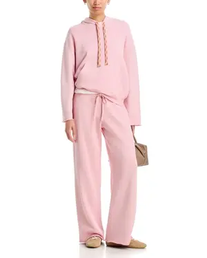 Xirena Chase Cotton Hoodie Sweatshirt - Pink Dust
