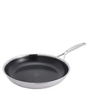 ZWILLING Peak Stainless Steel Dual Performance Ceramic Fry Pan, 12 - Silver