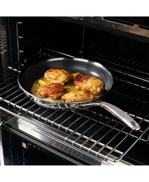 ZWILLING Peak Stainless Steel Dual Performance Ceramic Fry Pan, 12