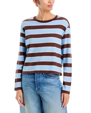 Xirena Terrance Cotton Long Sleeve Tee - Topaz Sky