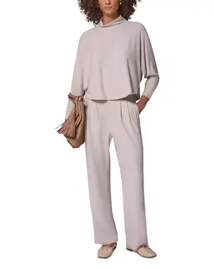 DONNA KARAN WEEKEND Brushed Jersey Dolman Sleeve Top