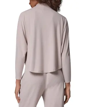 DONNA KARAN WEEKEND Brushed Jersey Dolman Sleeve Top