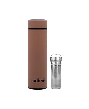 THE LONDON SIP Infuser Bottle, 16 Oz - Brown
