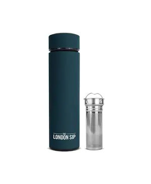 THE LONDON SIP Infuser Bottle, 16 Oz Dark Blue