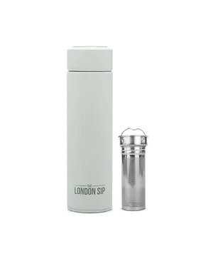 THE LONDON SIP Infuser Bottle, 16 Oz White