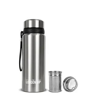 THE LONDON SIP Infuser Bottle, 25 Oz - Silver