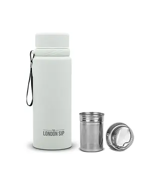 THE LONDON SIP Infuser Bottle, 25 Oz - White