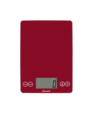 ESCALI Arti Digital Scale, 9 L X 6.5 W X 0.75 H - Red