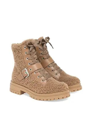 GIANVITO ROSSI Chamonix Biker Boots - Brown Sheep